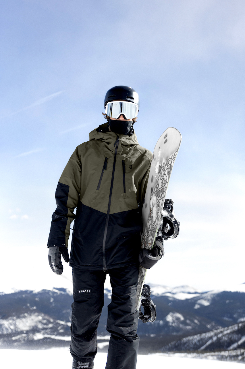 Lynx Ski Jacket Olive Green - Men's - Strobe