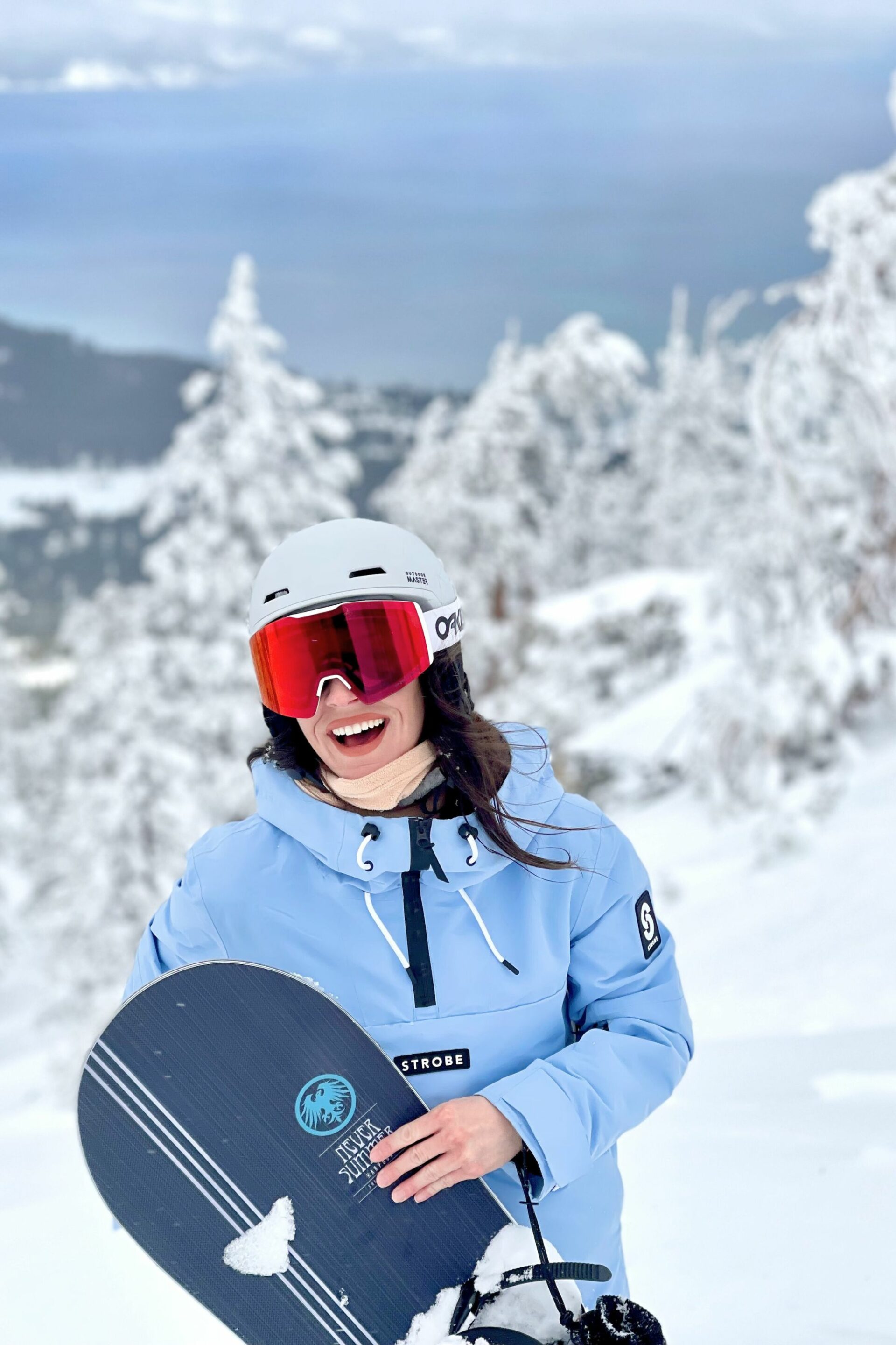 Luna Snowboard Jacket Serenity Blue - Women's - Strobe