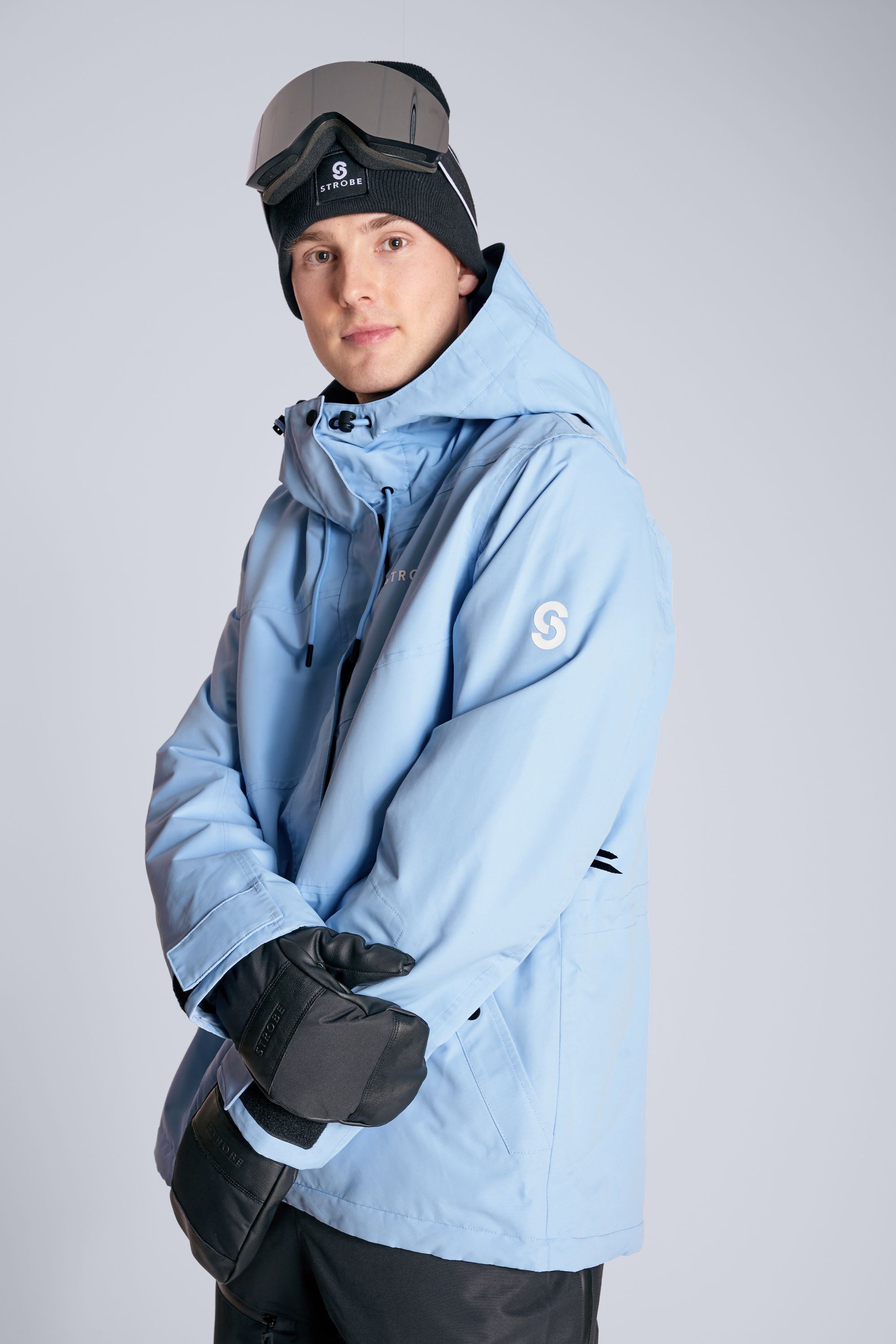 Aura Ski Jacket Serenity Blue - Men's - Strobe