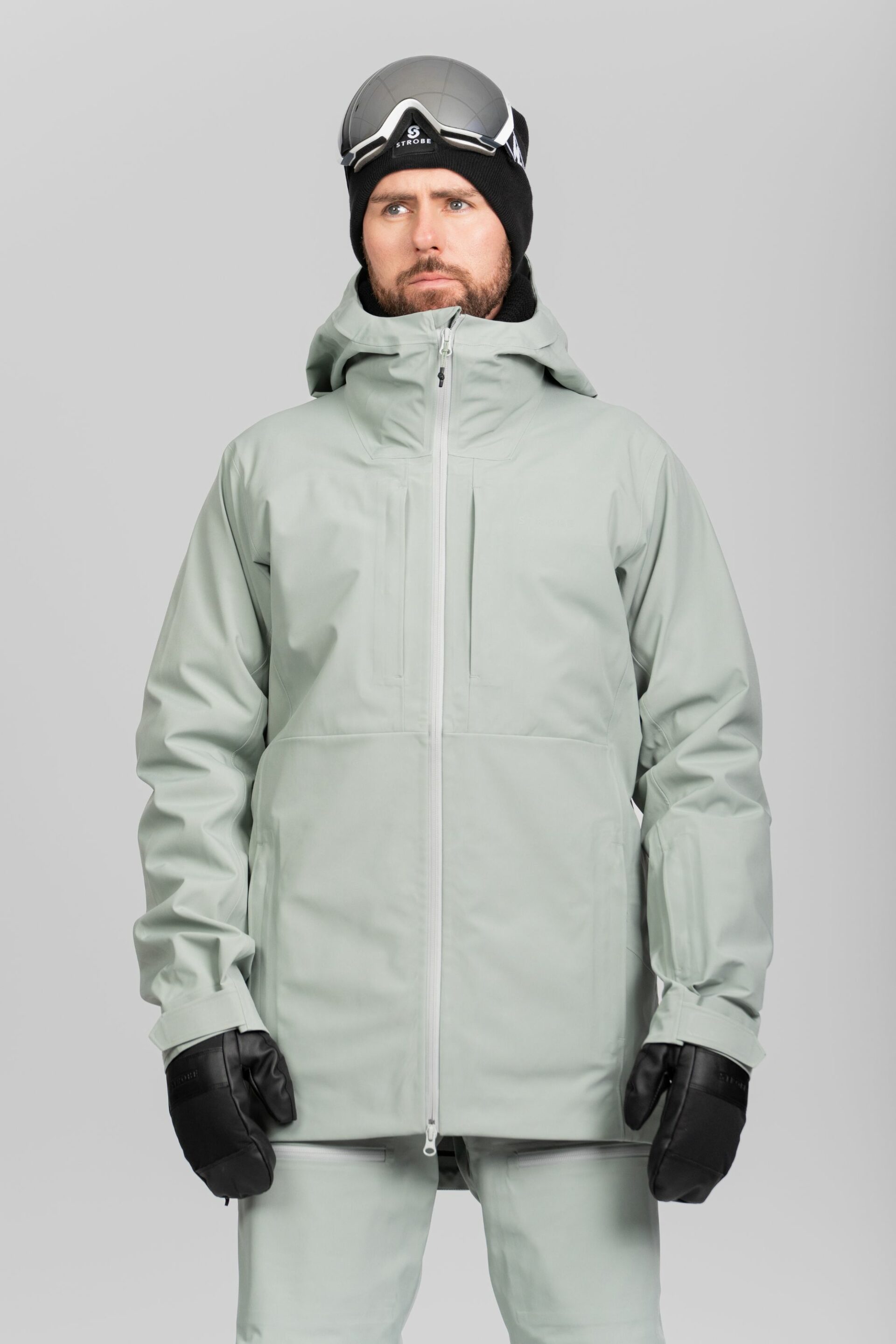 Gentian 3L Shell Jacket - Sage Green - Men's - Strobe